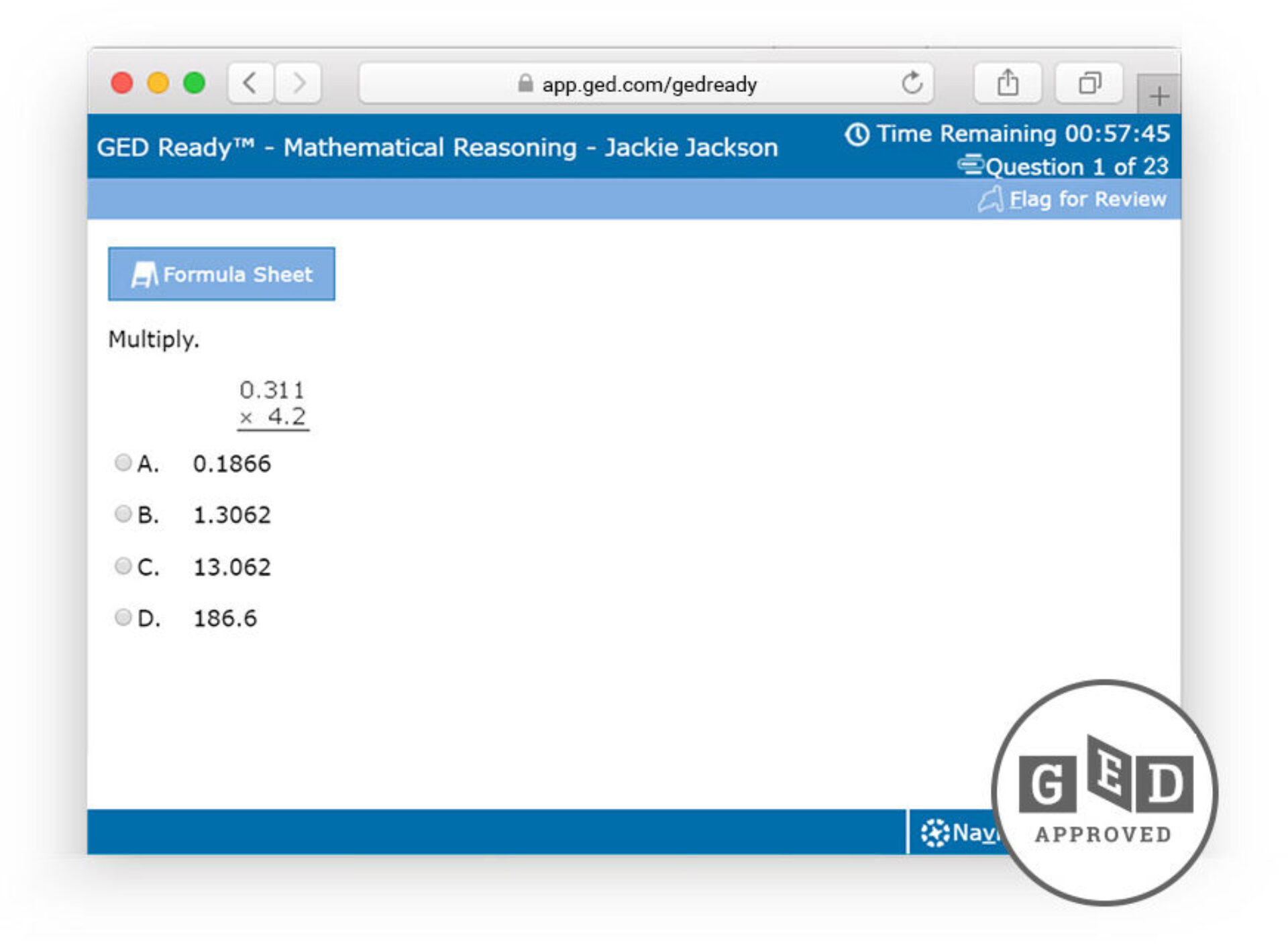Official Practice Test - GED Official Practice Test - GED